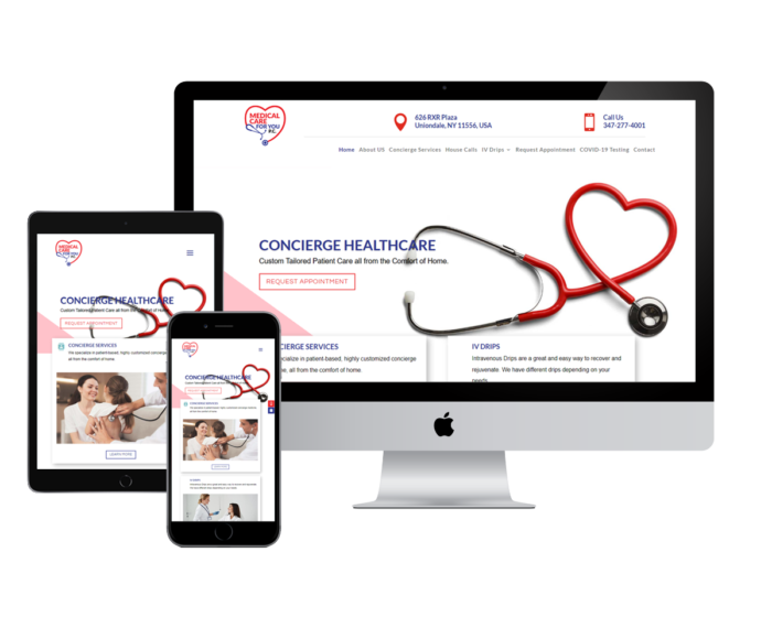 Home Care Services Website | Graphics for Doctors